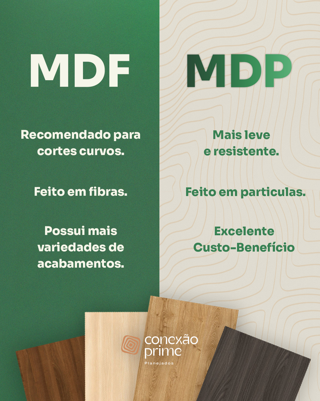 Móveis planejados: qual a diferença entre mdf e mdp? em São Bernardo do ...